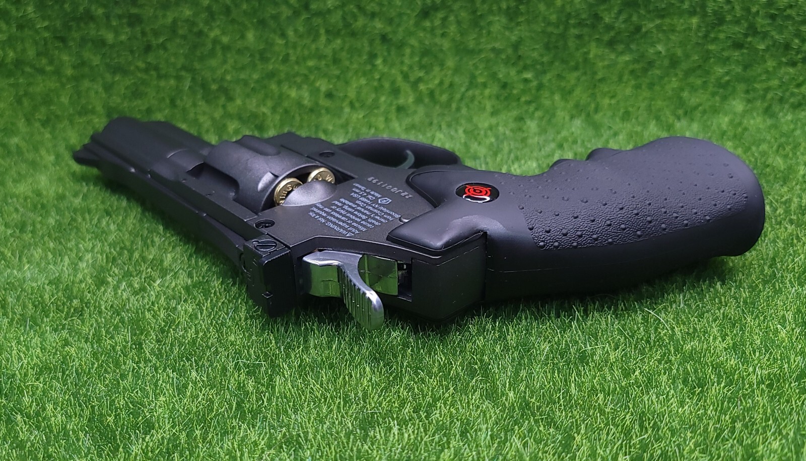 Crosman CO2 Double Action Full Metal Revolver Air Pistol BB & Pellet ...