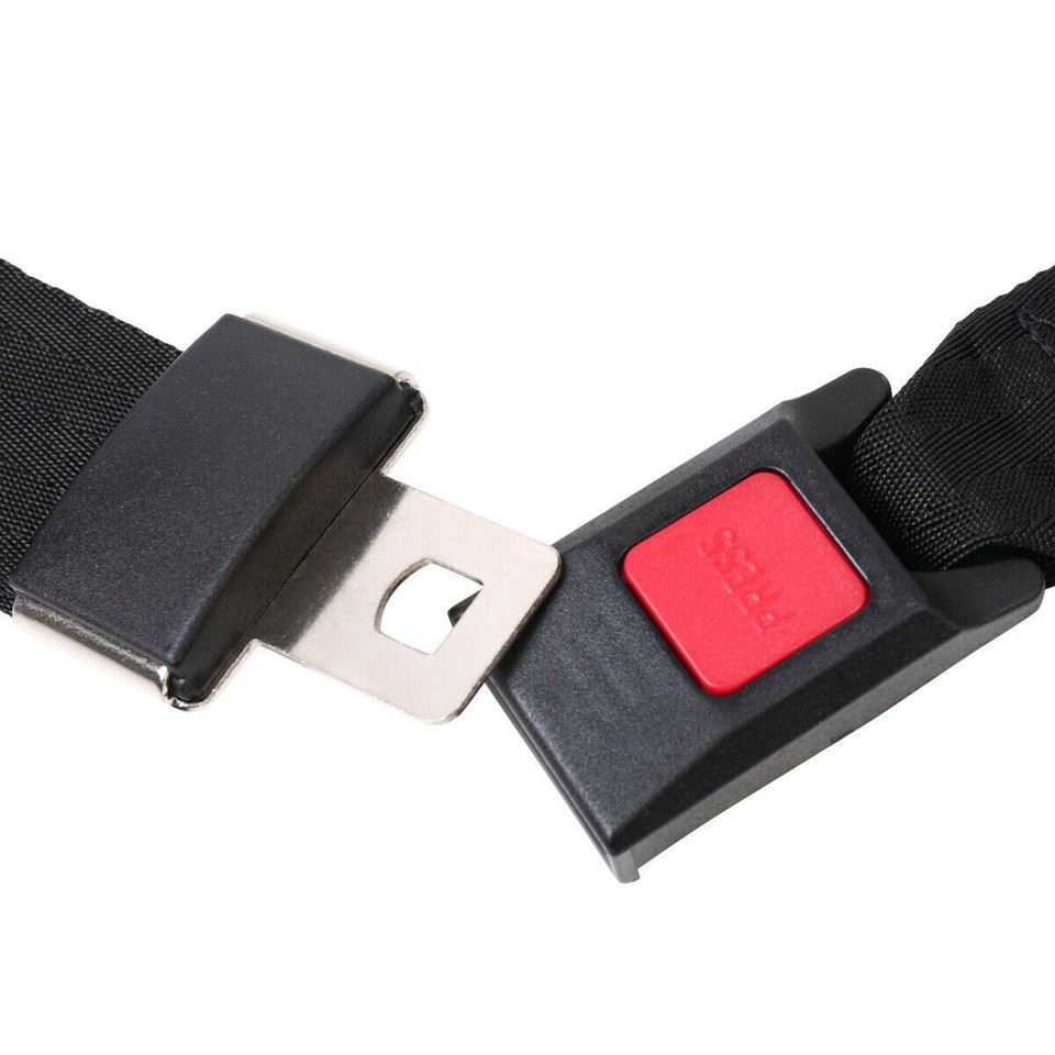 4Pack Universal Truck Car Lap Seat Belts 2 Point Adjustable Single Seat ...