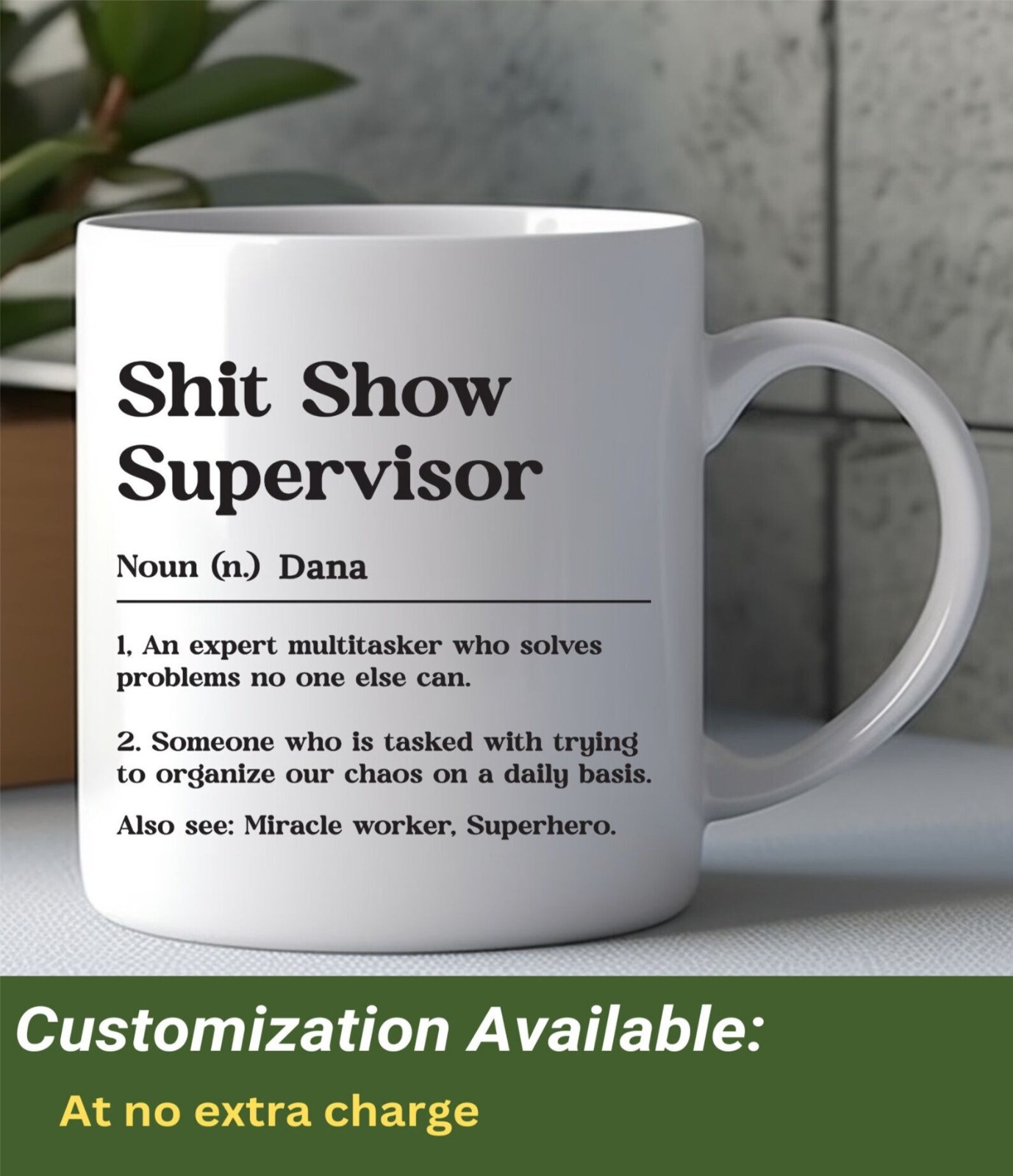 Personalised Shit Show Supervisor - One pc 11oz Ceramic Coffee Mug | eBay