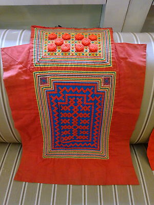 Hill Tribes baby carrier Vintage Hmong Quilt Applique Textile Wall Art ...