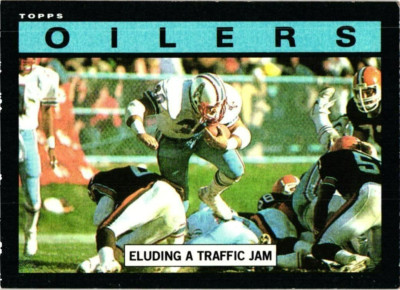 1985 TOPPS FOOTBALL HOUSTON OILERS TEAM LEADERS #248 CARD $0.99 VALUE ...