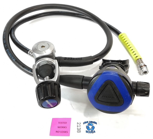 Oceanic Delta 2 Scuba Dive Regulator Set Yoke 1st Stage Adjustable ...