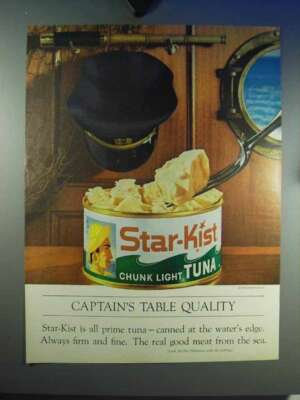 1960 Star-Kist Tuna Ad - Captain's Table Quality | eBay