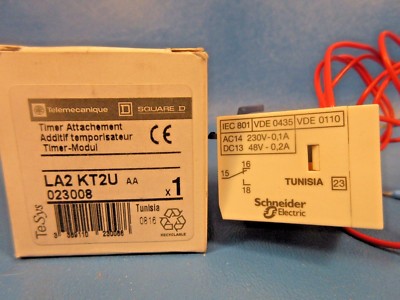 Telemecanique LA2KT2U, Timer Attachment, Square D, Schneider Electric ...