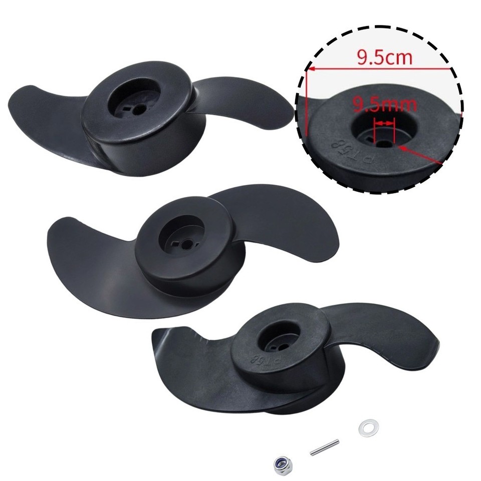 Outboard Propeller for 26 30 40 lb Motors 11.5cm Blade 9.5mm Center ...
