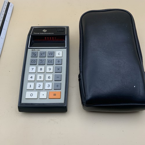 Vintage 1973(?) Texas Instruments SR-10 Electronic Slide Rule ...