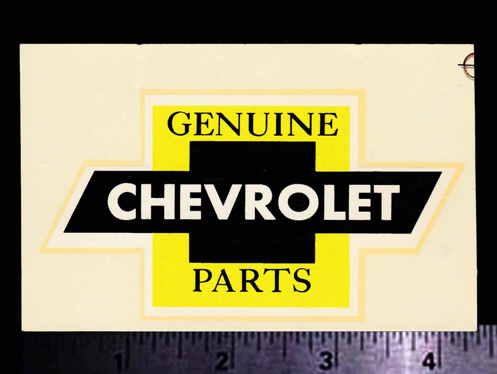 CHEVROLET Genuine Parts - Original Vintage 60’s Racing Water Slide ...