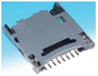 5Pcs DM3CS-SF Memory Card Connectors 8P R/A SMT MICRO SD HINGE PUSH ...