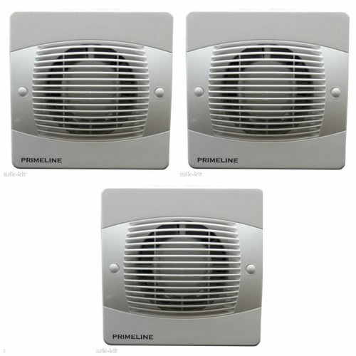 3 x Primeline/Manrose PEF4040 Extractor Fans with Humidistat 4 ...
