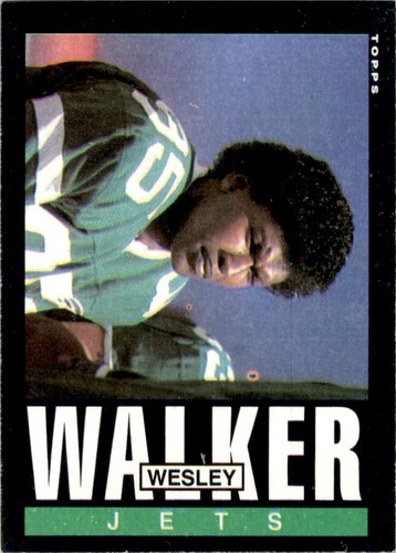 1985 TOPPS WESLEY WALKER NEW YORK JETS #350 | eBay