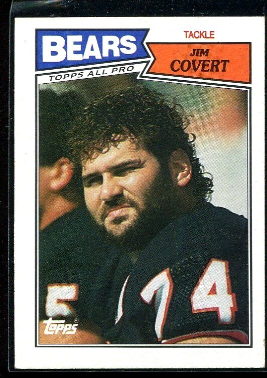 1987 Topps Football Jim Covert #51 Chicago Bears | eBay