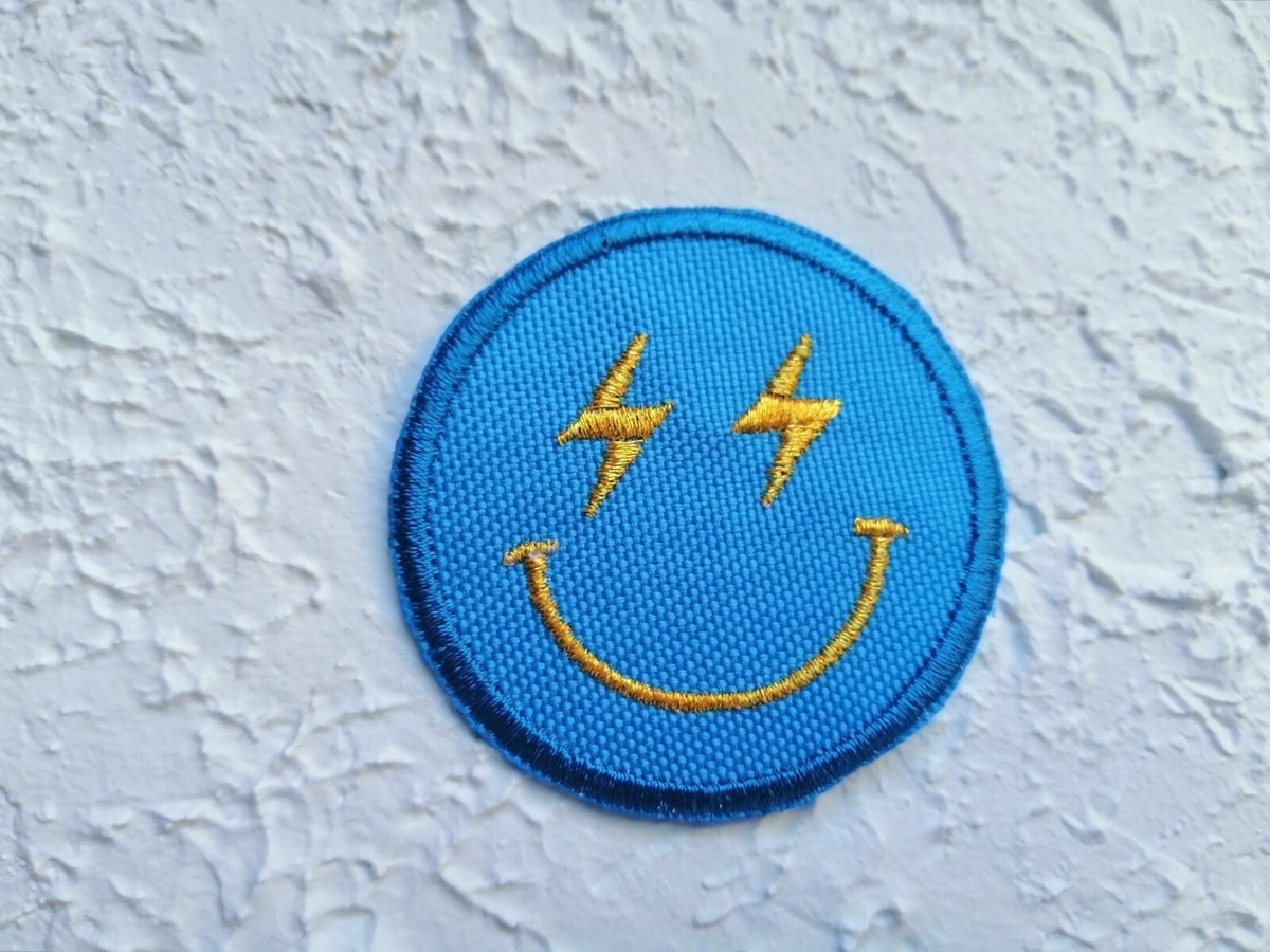 Blue Smiley Face Symbol