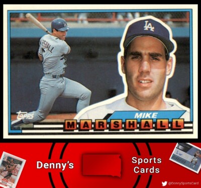 1989 Topps Big #48 Mike Marshall Los Angeles Dodgers Baseball Card | eBay