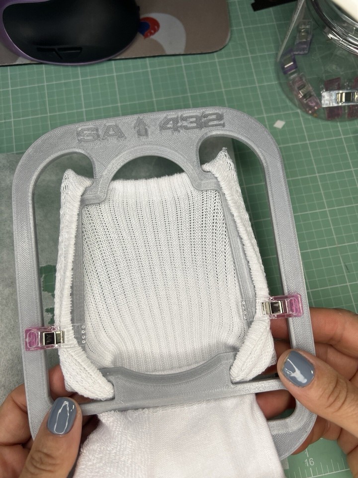 Sock Hoop Insert 4"X4" Fits Single Needle Embroidery Tool Brother ...