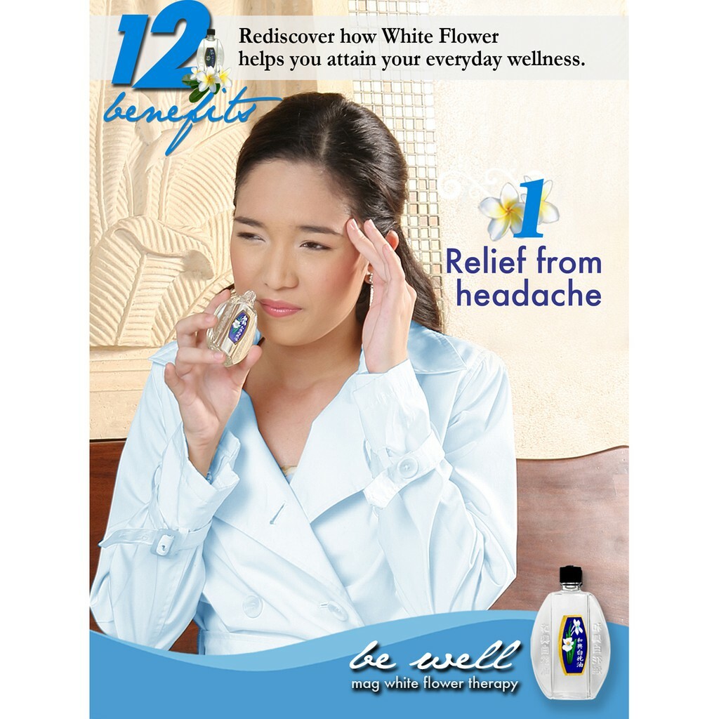 5 x 20ml Hoe Hin White Flower Embrocation Medicated Oil Pain Headache ...