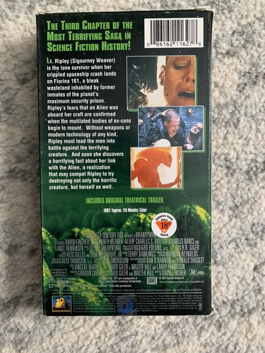 Alien 3 VHS | eBay