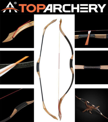 Horseback Shooting Archery Mongolian Horse Bow Traditional Recurve Bow ...