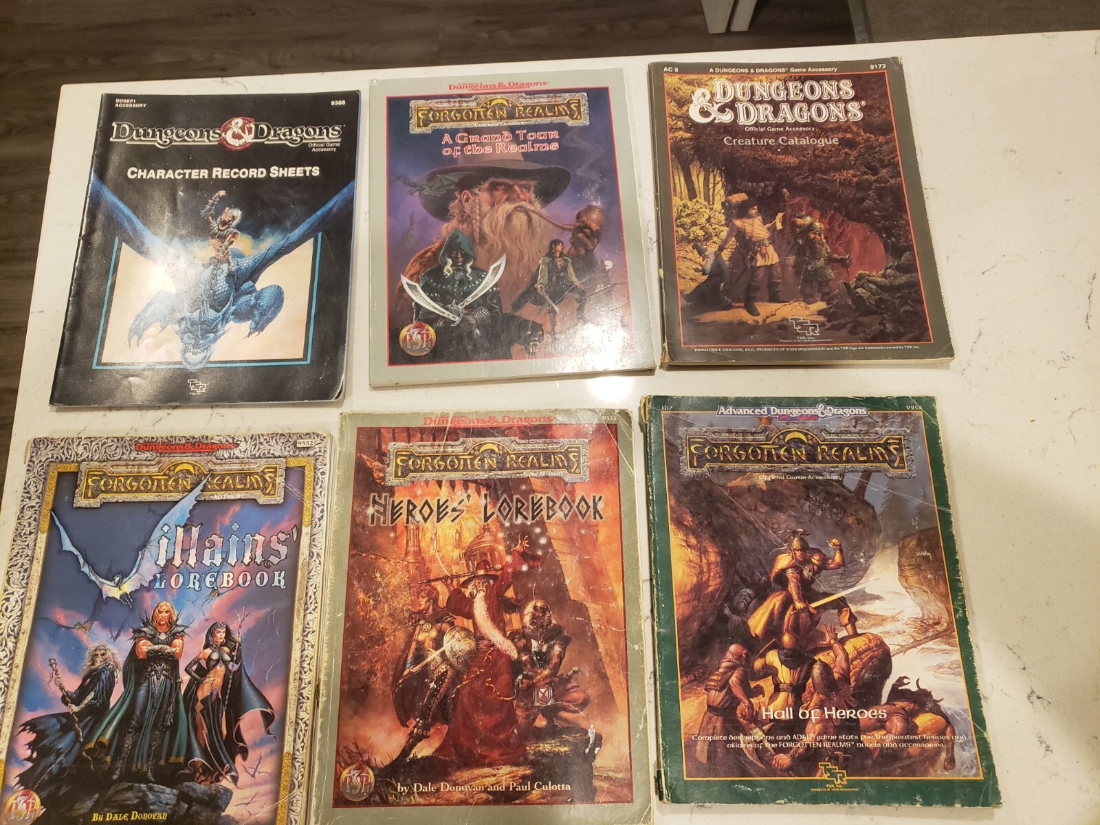 Advanced Dungeons and Dragons book lot TSR, Forgotten Realms, Undermountain Maps | eBay