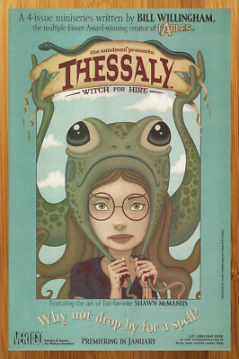 2004 Vertigo DC Comics Thessaly Witch for Hire Print Ad/Poster Sandman ...