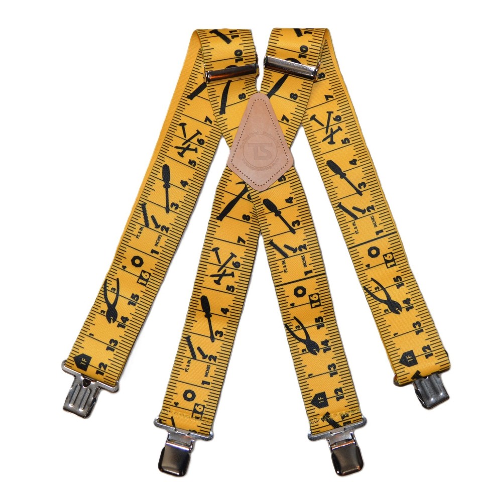 Men's Work Trouser Braces 2" Wide Heavy 50+ Designs - One Size Fits All ...