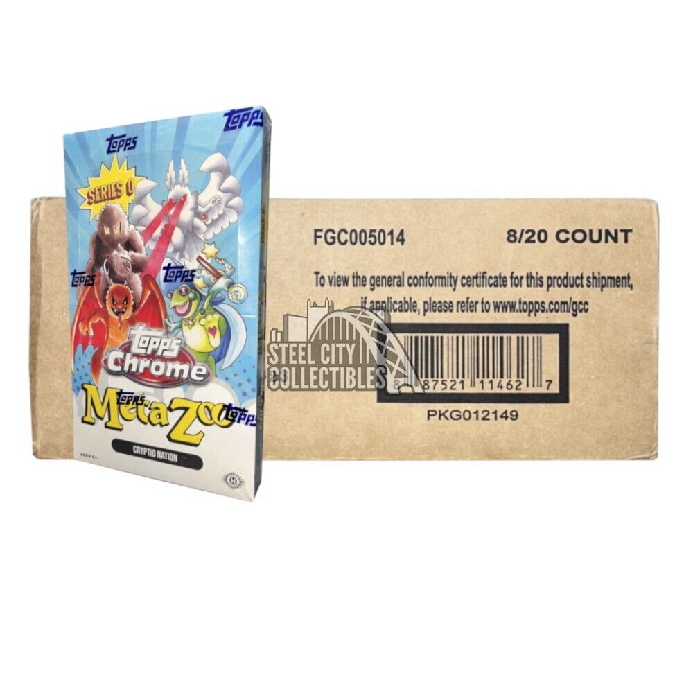 Topps MetaZoo CCG Chrome Hobby Case - 8 Boxes for sale online | eBay