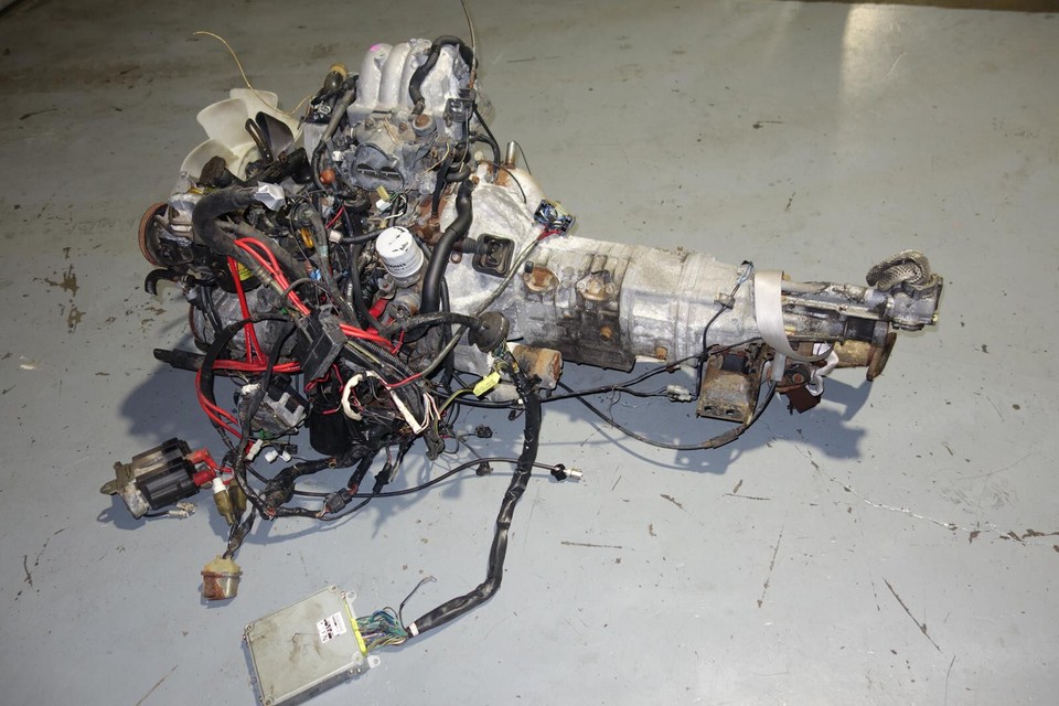 1988-1991 JDM Mazda RX7 FC3S RX-7 FC 13B Turbo Rotary Engine 5speed ...