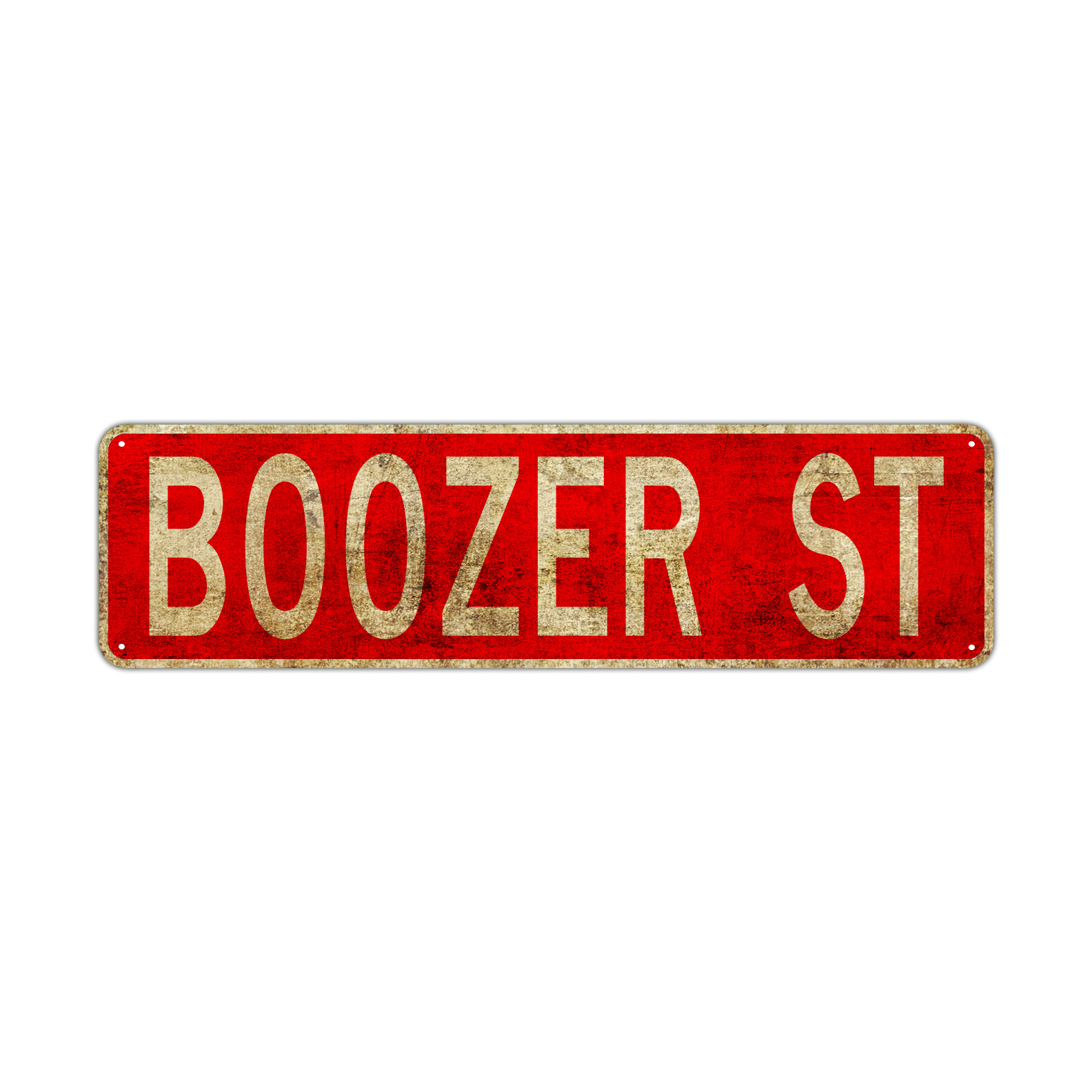 Boozer ST Vintage Sign| Man Cave Bar West Columbia US Street Décor ...