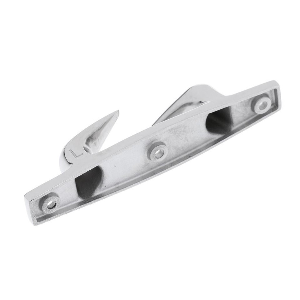 Stainless Steel Dock Deck Line Rope Cleat 4.7\'\' Boat | eBay UK
