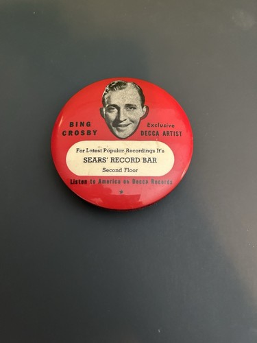 Bing Crosby Sears Vintage Record Cleaner Near Mint | eBay