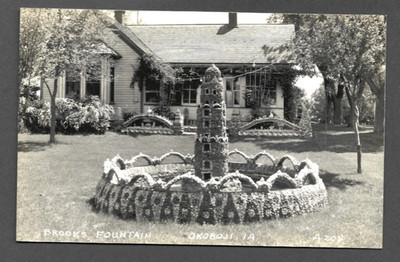 Brooks Fountain - Okoboji Iowa - A208 - Unposted RPPC Postcard | eBay