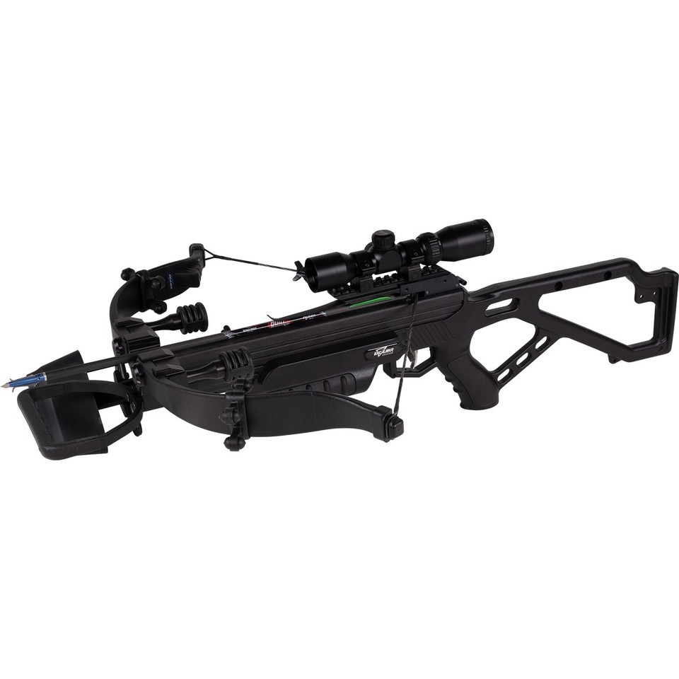 EXCALIBUR Mag Max Hunting CeaseFire Crossbow - Black w/ Dead Zone Scope ...