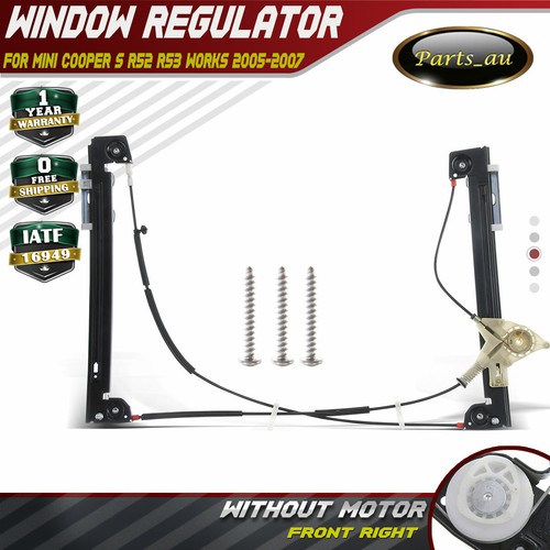 Window Regulator Front Right for Mini Cooper R52 R53 Works w/o Motor ...
