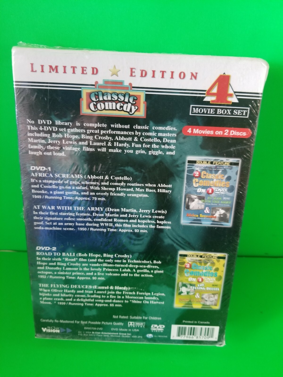 Classic Comedy 4 DVD Box Set Limited Edition-Abbot & Costello,Jerry ...