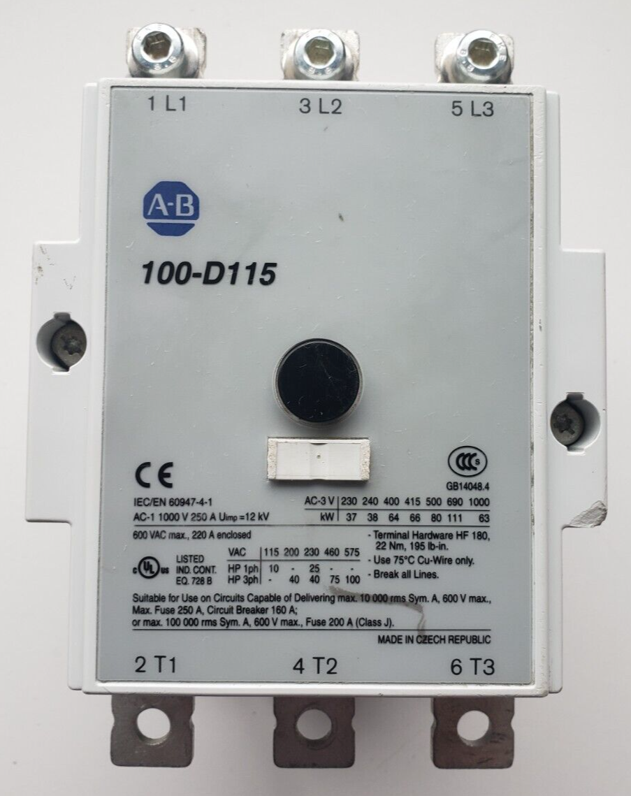A-B 100-D115 Contactor | eBay