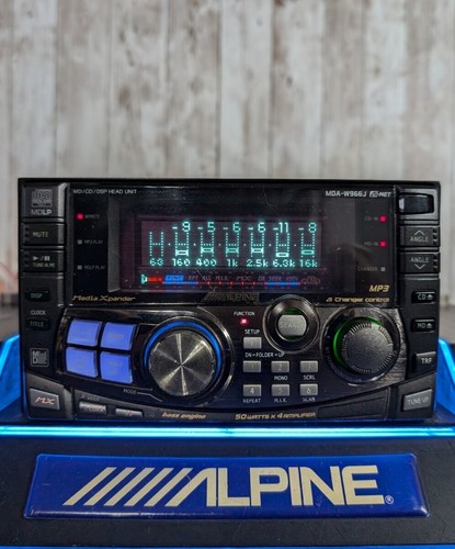 Alpine MDA-W966J 2Din Car Audio MD CD DSP MP3 MDLP Player Operation ...