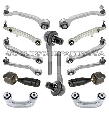 AUDI A8 L UPPER LOWER FRONT REAR CONTROL ARMS BALL JOINTS SUSPENSION ...