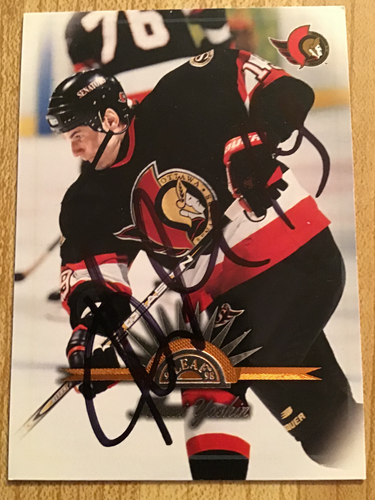ALEXEI YASHIN OTTAWA SENATORS SIGNED LEAF 1997-98 CARD #59 AUTOGRAPH | eBay