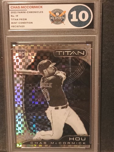 2022 Panini Chronicles - Titan Chas McCormick #19 Building Blocks Prizm ...