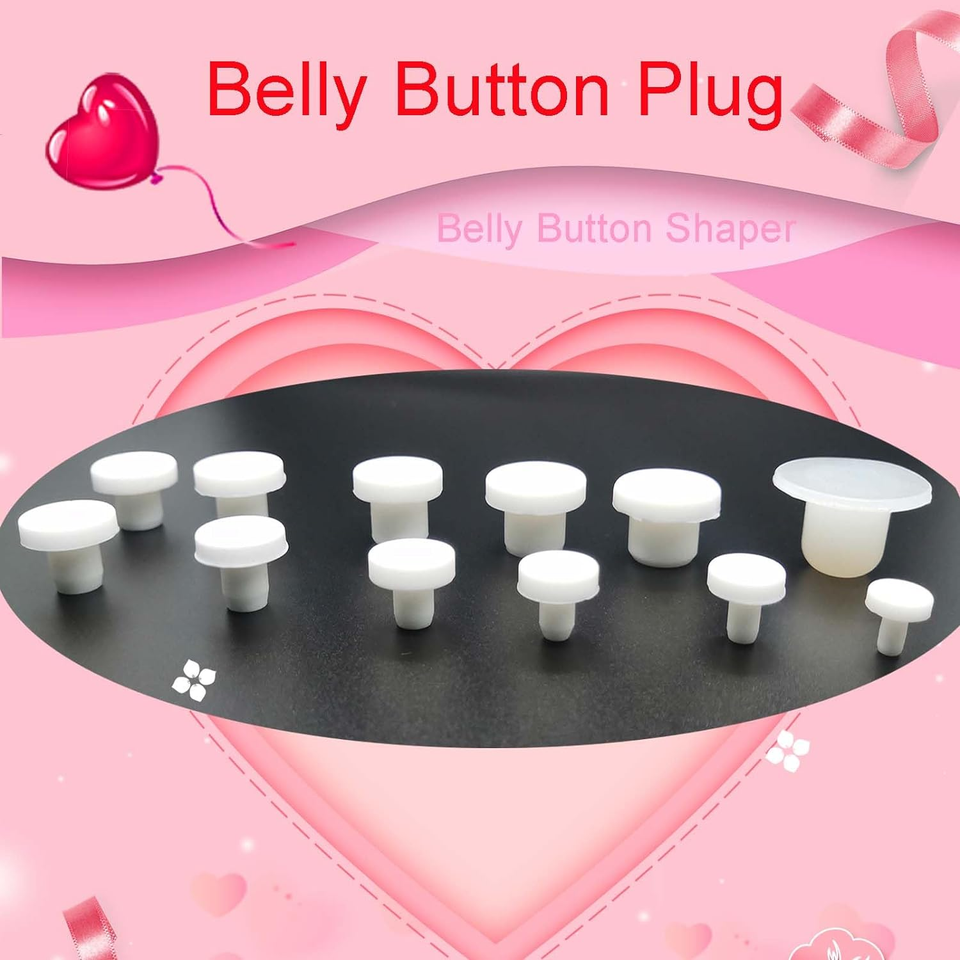 Belly Button Plug Post Tummy Tuck 1PC Silicone Belly Button Plug Navel ...
