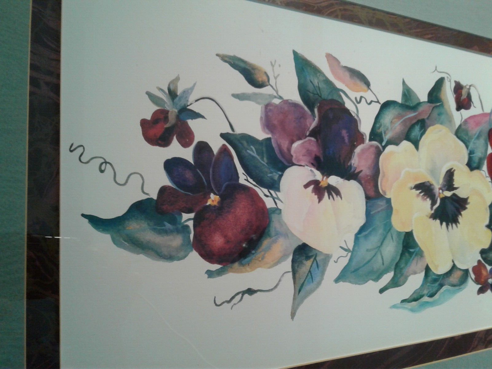 Large Framed Water Color Print by B. Sumrall Signed & Numbered | eBay