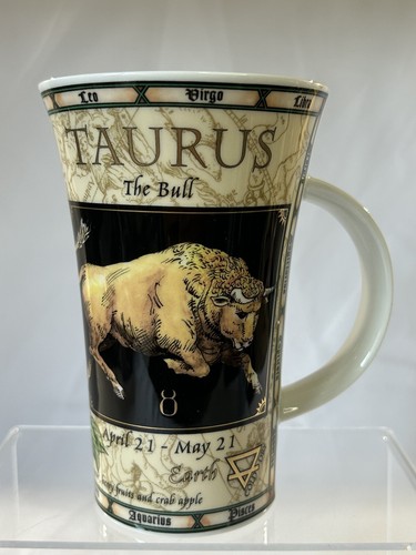 Dunoon ‘Taurus’ Fine Stoneware Tall Mug Zodiac A Design by Jack Dadd | eBay