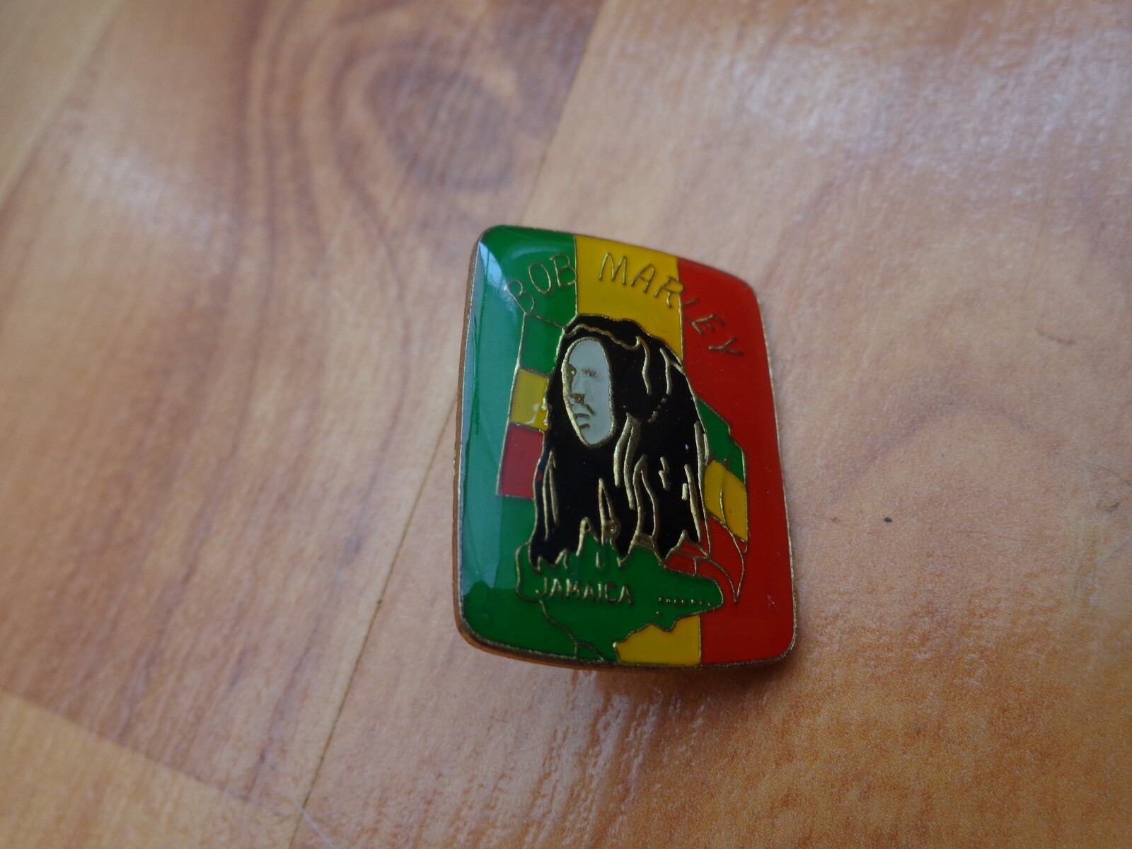 Insignia De Esmalte De Reggae Jamaicano De Bob Marley De Los Años 80 | eBay