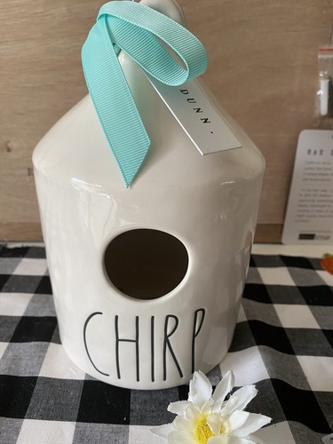 Rae Dunn Round CHIRP Double Sided Birdhouse 2020 New | eBay