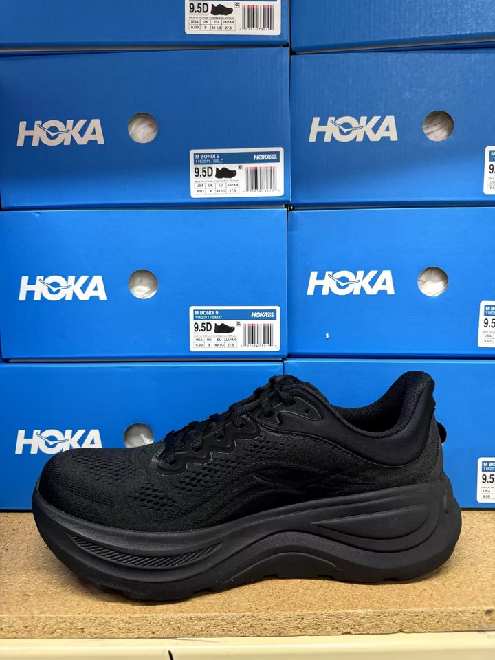 H0ka One One Bondi 9 Triple Black 1162011-BBLC Men Size US 7-11 New | eBay