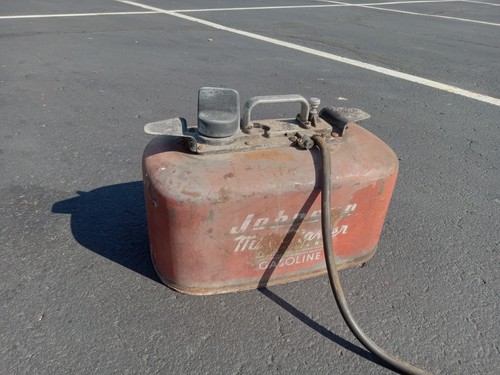 Vintage Johnson Mile Master 4 Gallon 2-Line Pressure Pump Fuel Gas ...