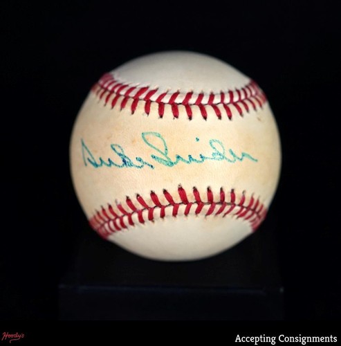 Duke Snider Autograph Signed Rawlings Official ONL Baseball AUTO JSA ...
