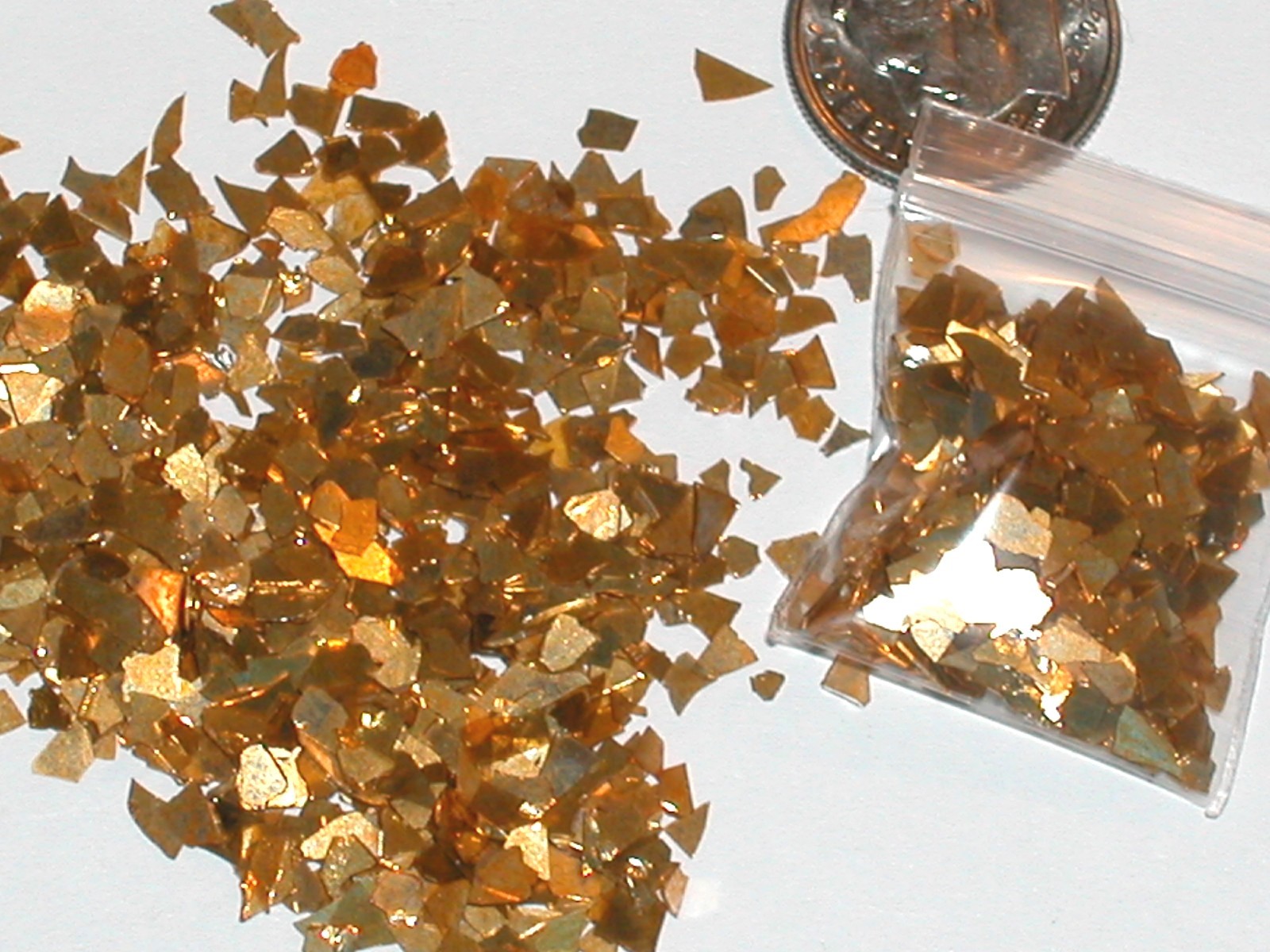 1 bag magical Real Gold Plated Diamond Dust for glass bottle vials ...