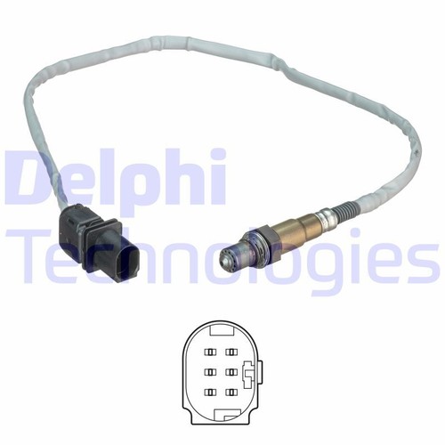 LAMBDA SENSOR DELPHI ES20541-12B1 FRONT,LEFT FRONT,TO CYLINDER 9 FOR ,AUDI,SEAT, | eBay UK