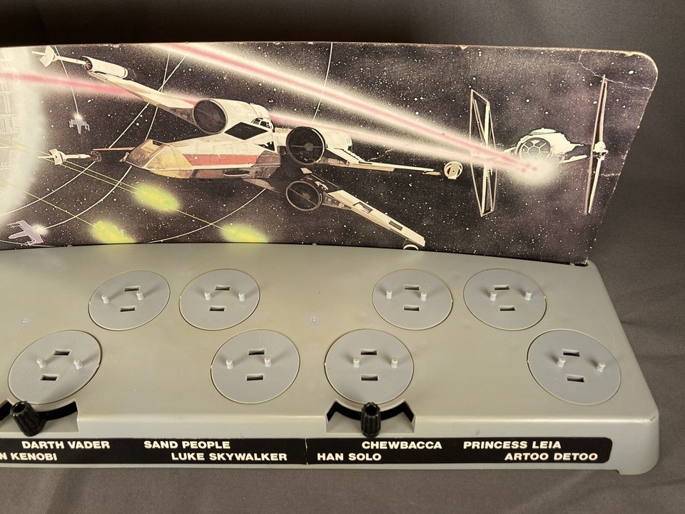 STAR WARS Original First 12 🔴🟡🔵🌑 Complete Figures + Kenner Display ...