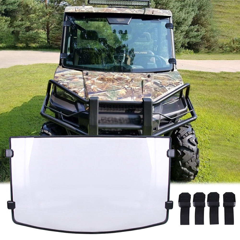 Quad Gear Utv Front Windshield Polaris Ranger Fullsize 800 Series